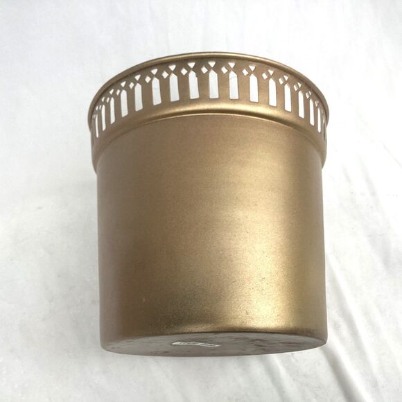 Accents | 182 Copper Bronze Wastebasket Or Plant Pot Holder | Poshmark